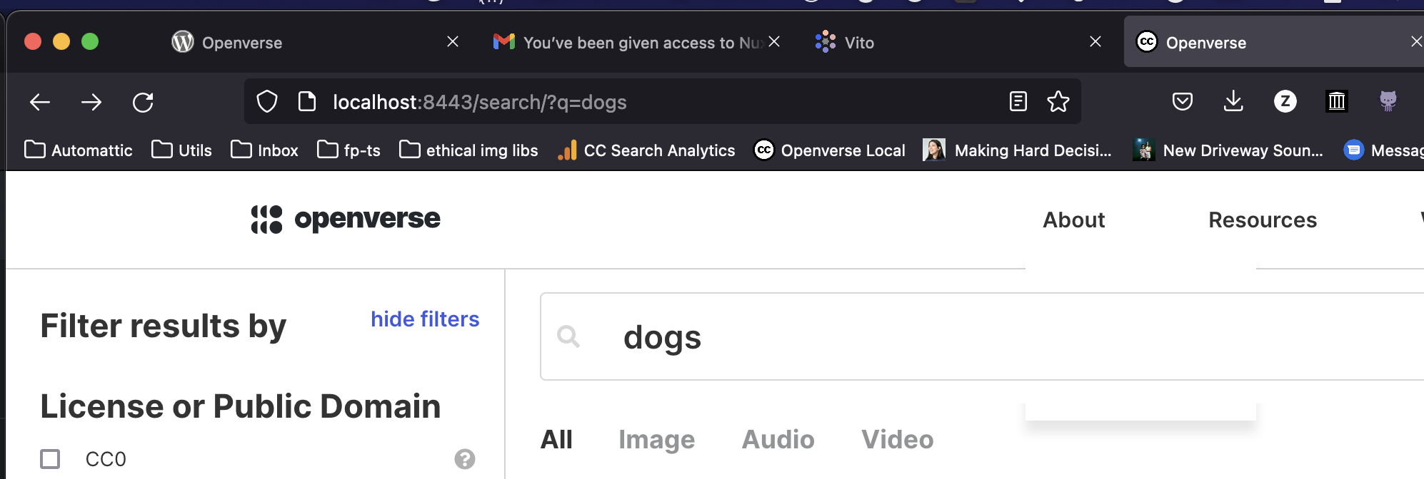 [Bug] Searchbar covers menu dropdowns · Issue #221 · WordPress/openverse-frontend · GitHub