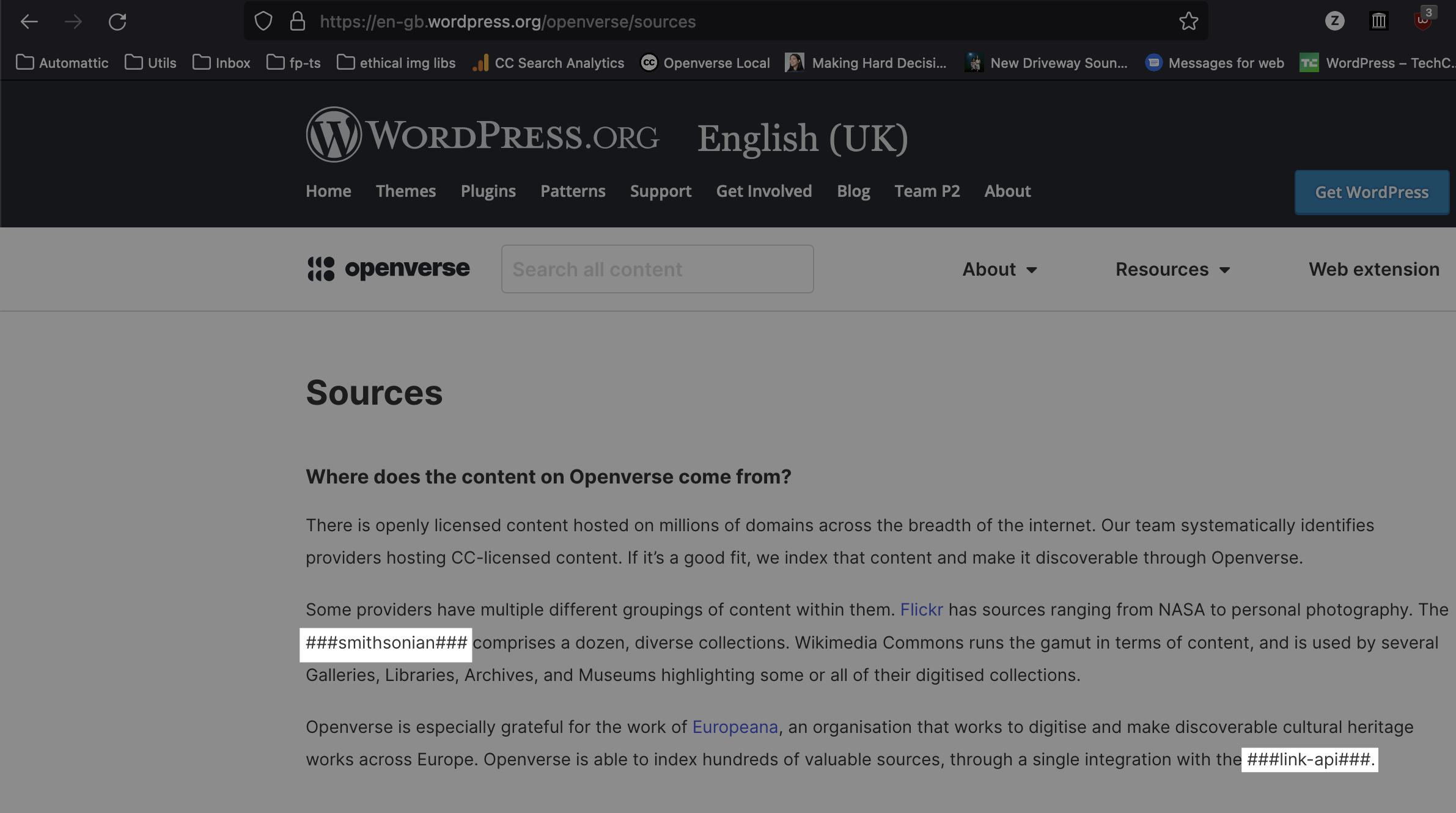 Translation string bug on Sources page · Issue #309 · WordPress/openverse-frontend · GitHub