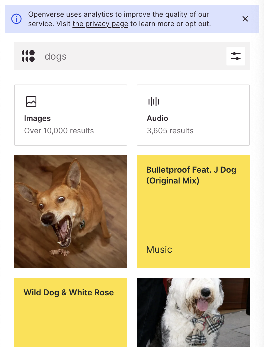 Mobile horizontal padding discrepancy · Issue #2590 · WordPress/openverse · GitHub