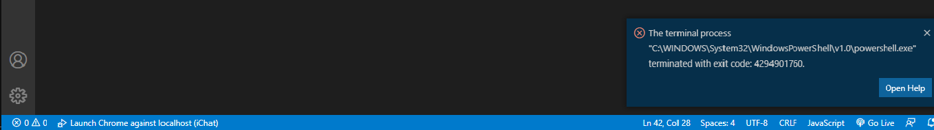 Terminal · Issue #114849 · microsoft/vscode · GitHub
