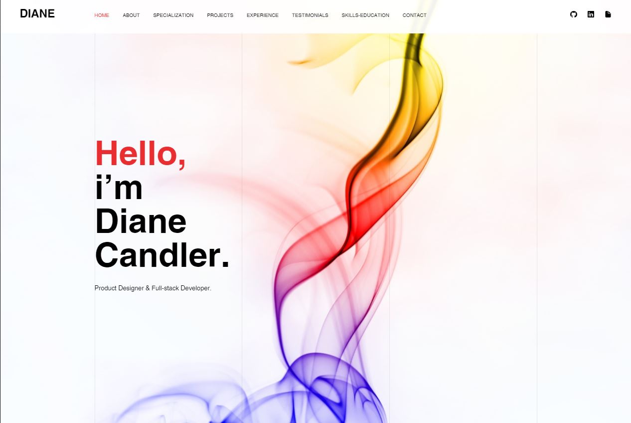 React Portfolio by Diane Candler | ReactPortfolio