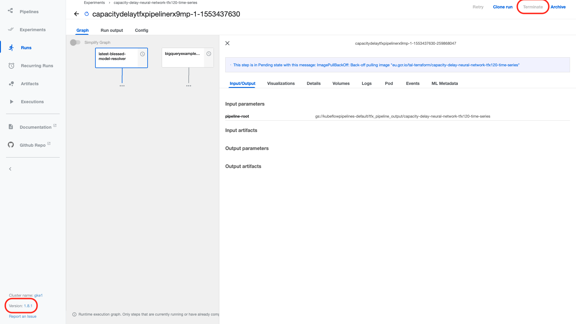 Terminate Does Not Stop Pipeline Run Execution · Issue 4692 · Kubeflow Pipelines · Github