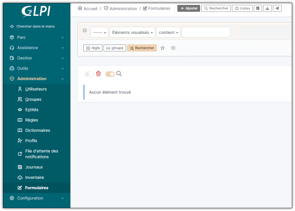[ GLPI 10 rc2 ] [Formcreator 2.13.0-alpha.4] - Can't see forms and no "form" menu in Assistance ...
