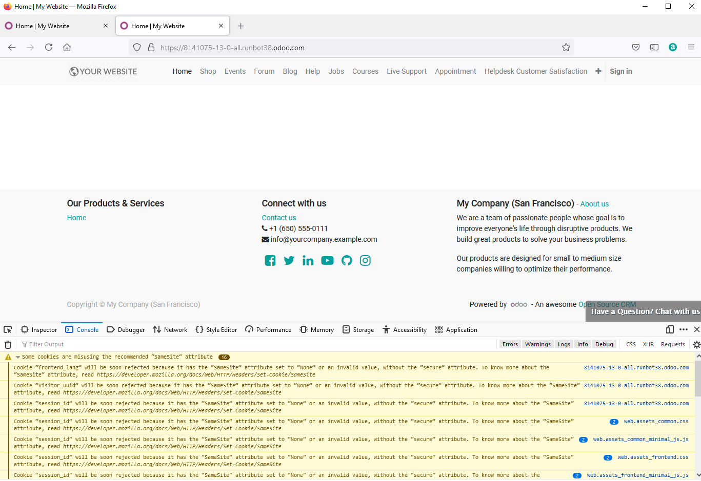 [13.0, 14.0] website: Some cookies are misusing the recommended ...