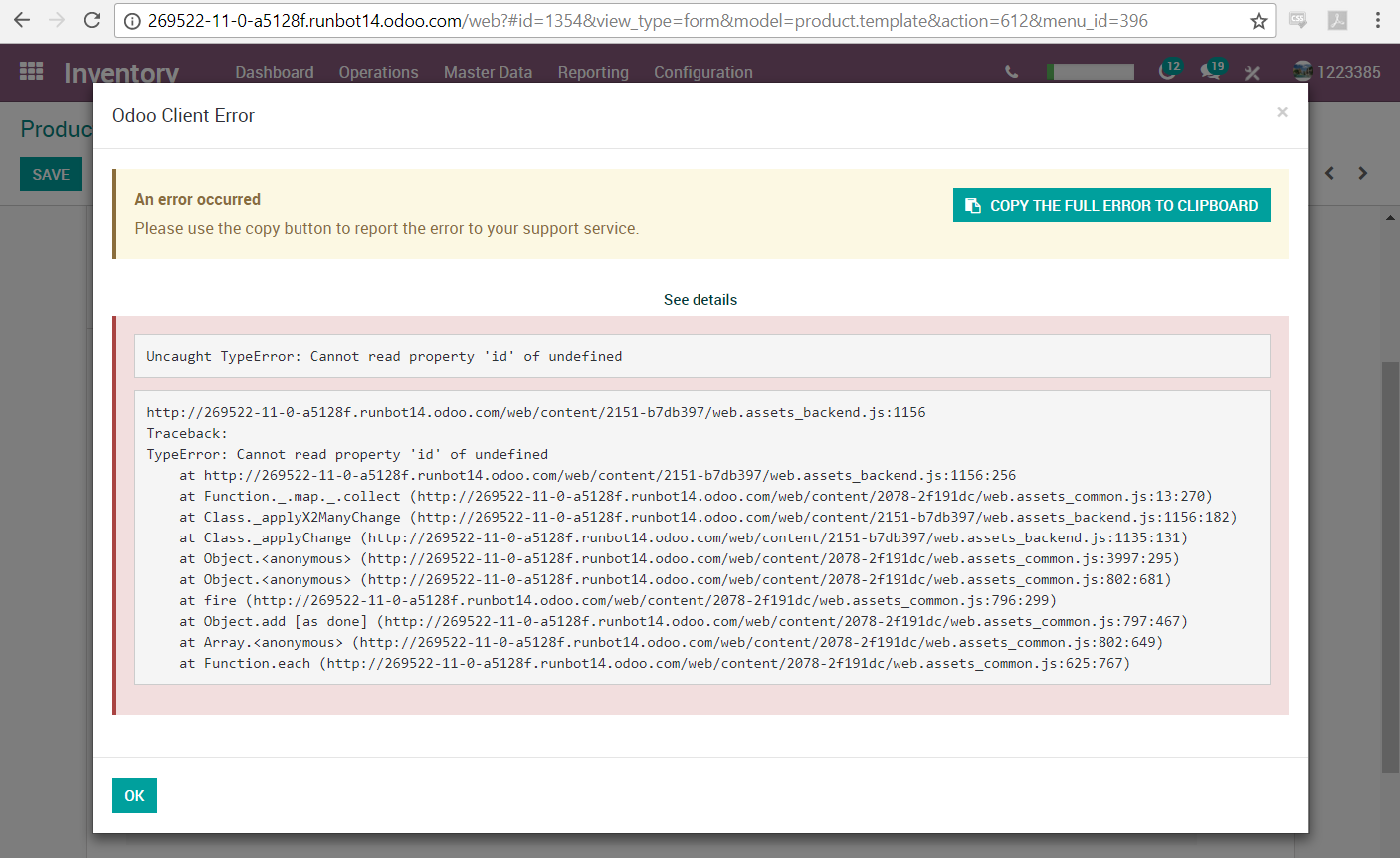 [11.0] Inventory doesn't work · Issue #19905 · odoo/odoo · GitHub