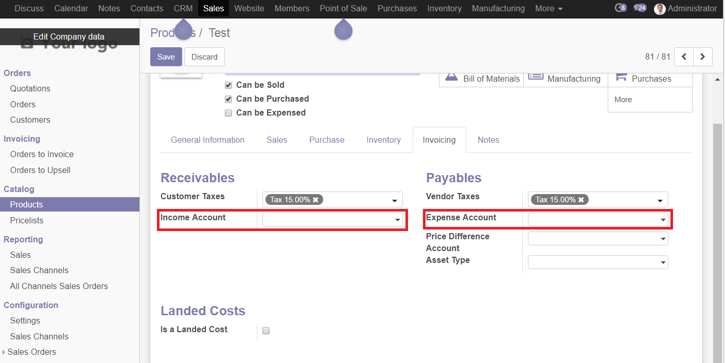 [11.0] Create or edit contact / company: "Account Receivable, ..." missing · Issue #19912 · odoo ...