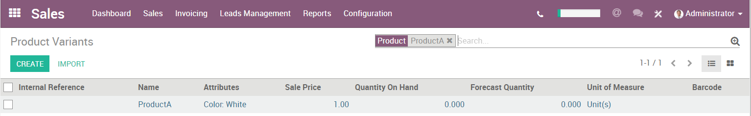 Single Variant And Ingle Attribute Value Creation In Odoo 10 Community Create Multiple Products