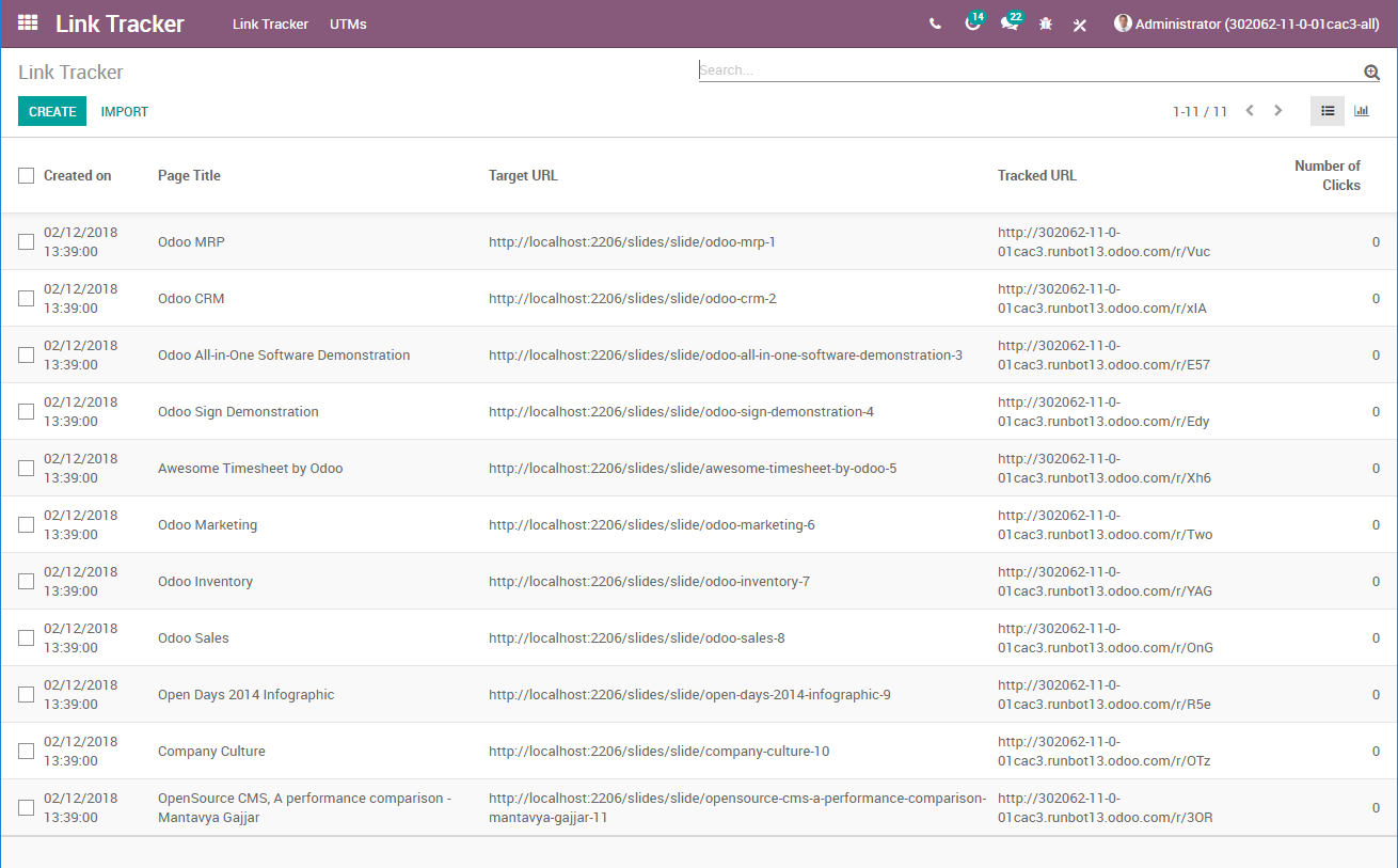 [11.0] mass_mailing link.tracker search view error · Issue #23014 · odoo/odoo · GitHub