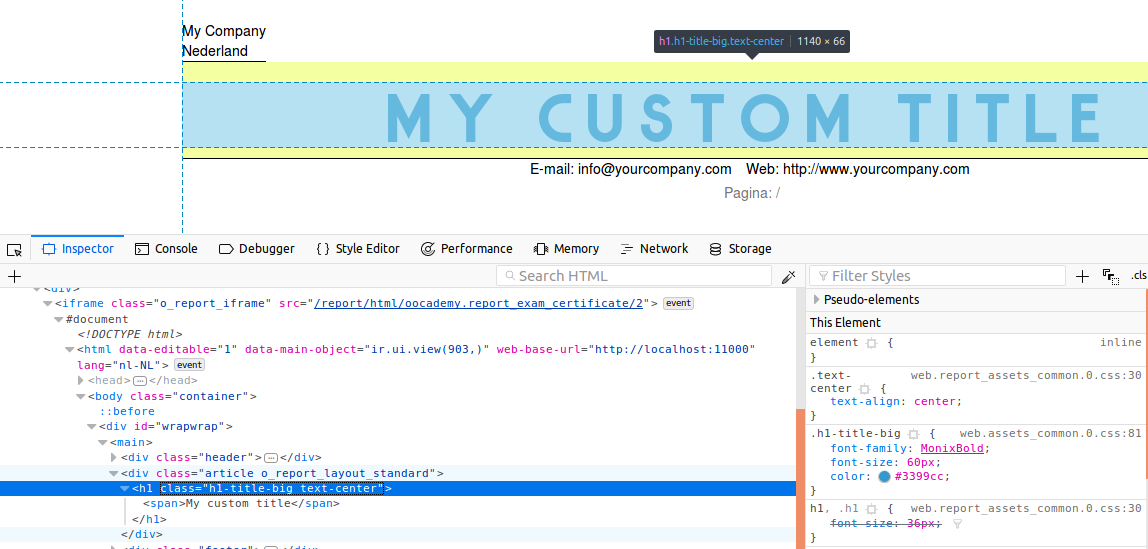 [11.0] Font-family does not work in Qweb reports · Issue #27503 · odoo/odoo · GitHub