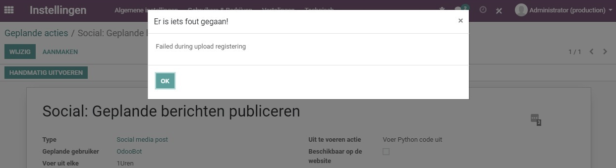 [13.0] social media: posts are reposted on social media in case of ...