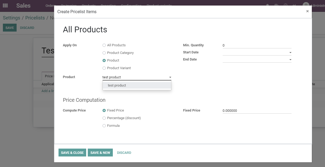 13 Pricelists Bug · Issue 49332 · Odooodoo · Github 