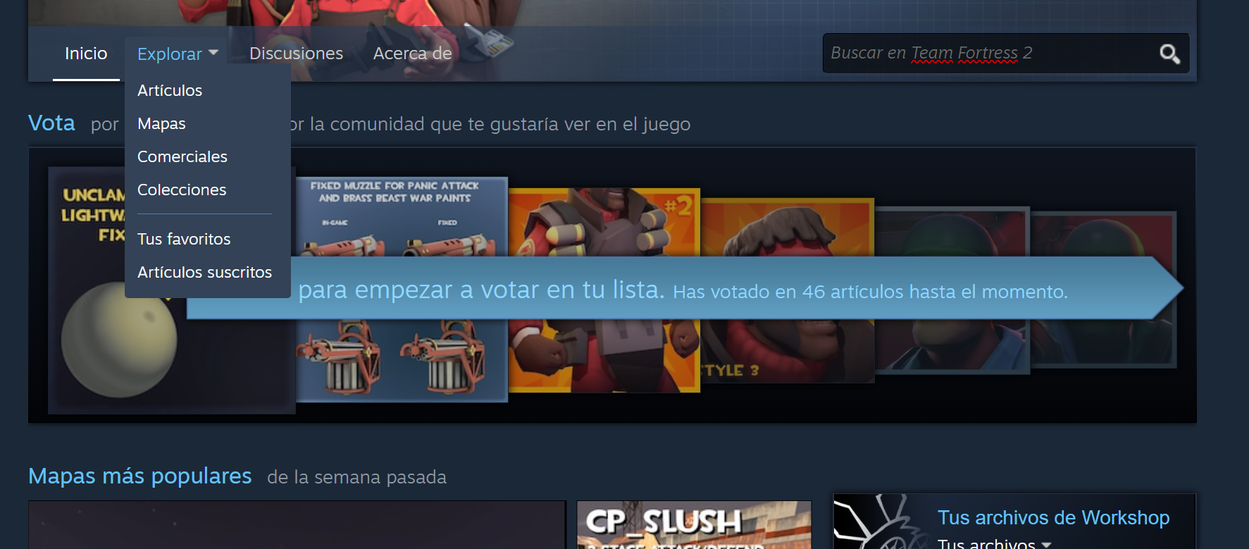 [tf2] The Word Maps Isn T Translated In The Steam Workshop For Tf2 · Issue 4215