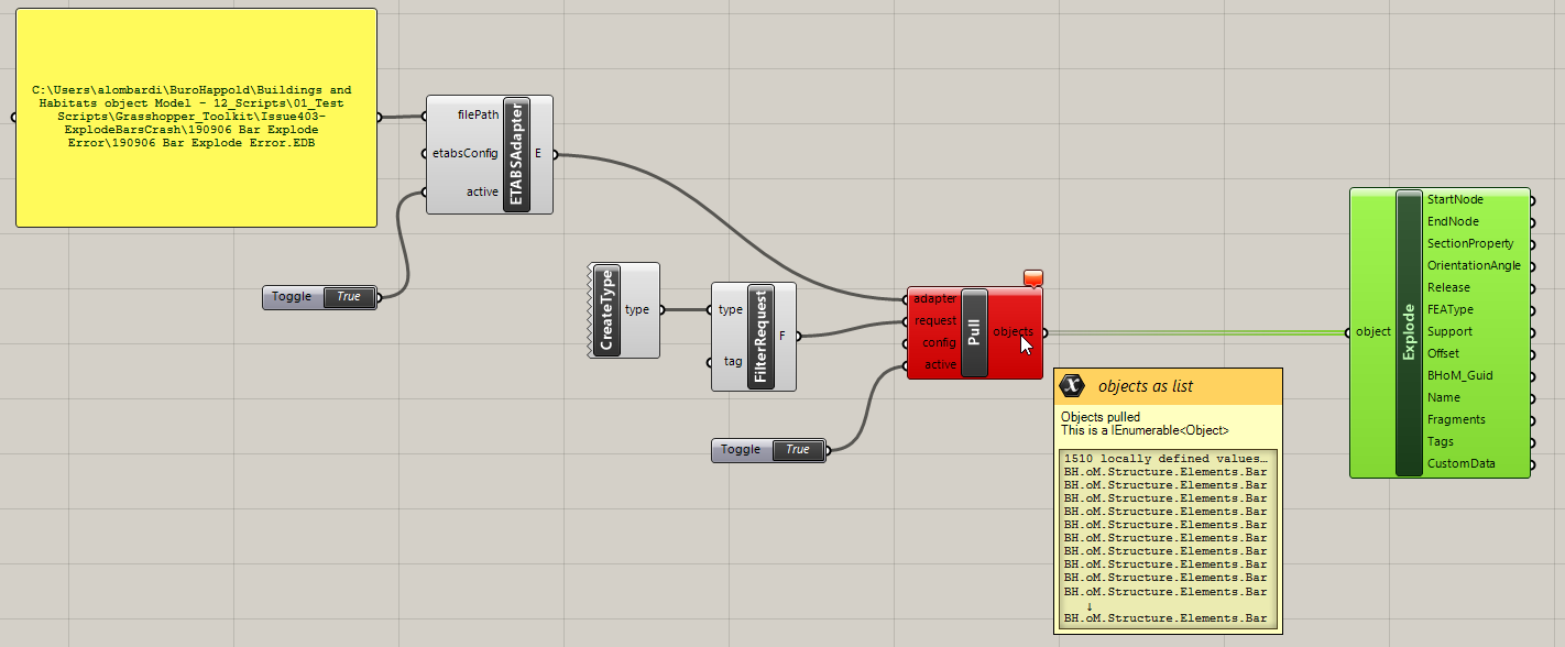 Grasshoppertoolkit Explode Bars Causing Crash · Issue 403 · Bhom