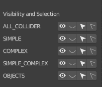 Change visibility to be a toggle instead of an action. · Issue #128 · Weisl/simple_collider · GitHub