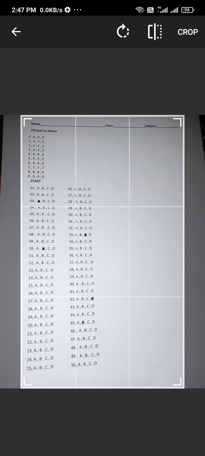 GitHub - JusticeEli/ocr: Enables automation of marking MCQs(Multiple ...