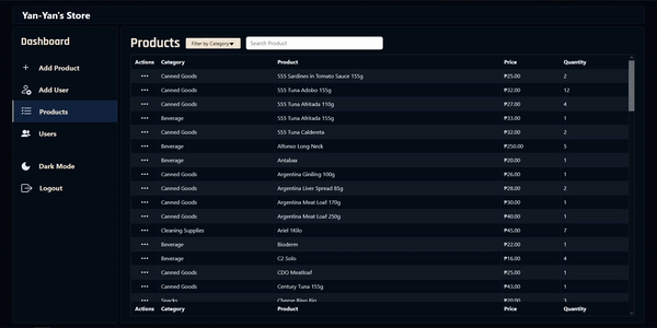 GitHub - adriandotdev/yanyan-store
