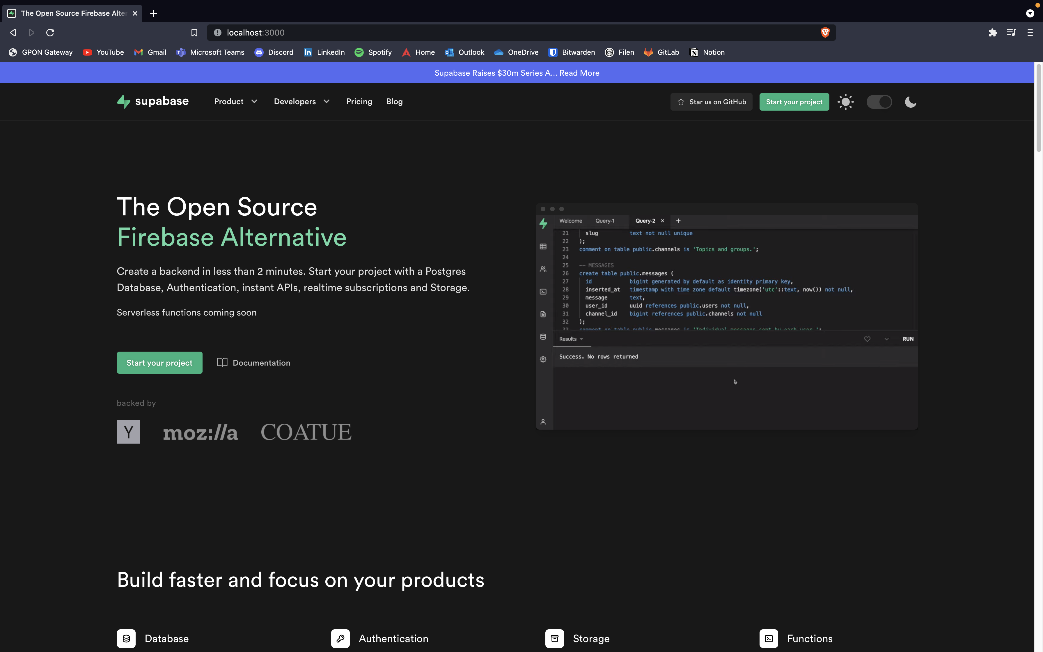 Dark / light theme switch on navbar · Issue #3643 · supabase/supabase ...
