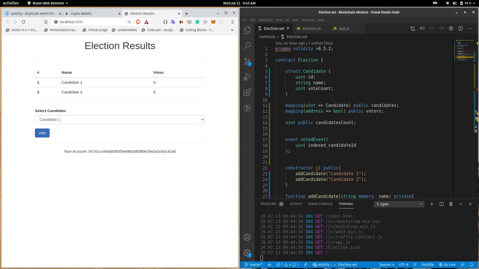 GitHub - prasannabhat018/Blockchain-Election-App: This is a Web ...
