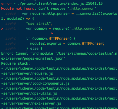 Prisma 2.24.0 throws error `Query engine exited with code 101 - thread 'main' panicked at 'Could ...