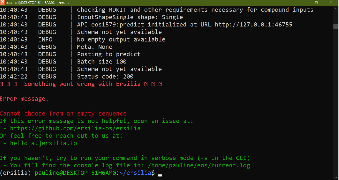🐛 Bug: Model eos1579:metabokiller fails with `EmptyOutputError` · Issue #369 · ersilia-os ...