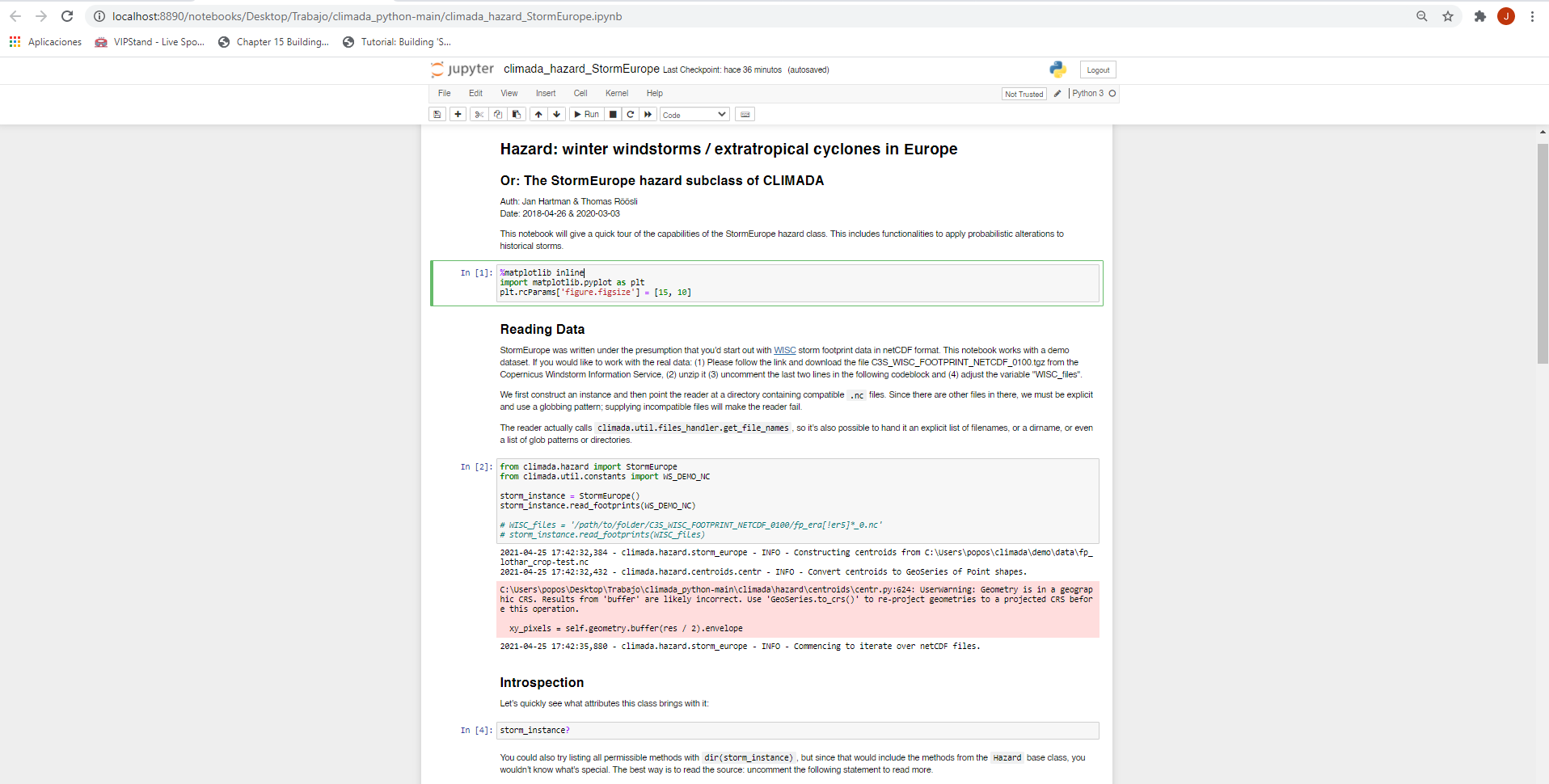 Out Of memory Rendering - Tutorial Windstorm · Issue #218 · CLIMADA ...
