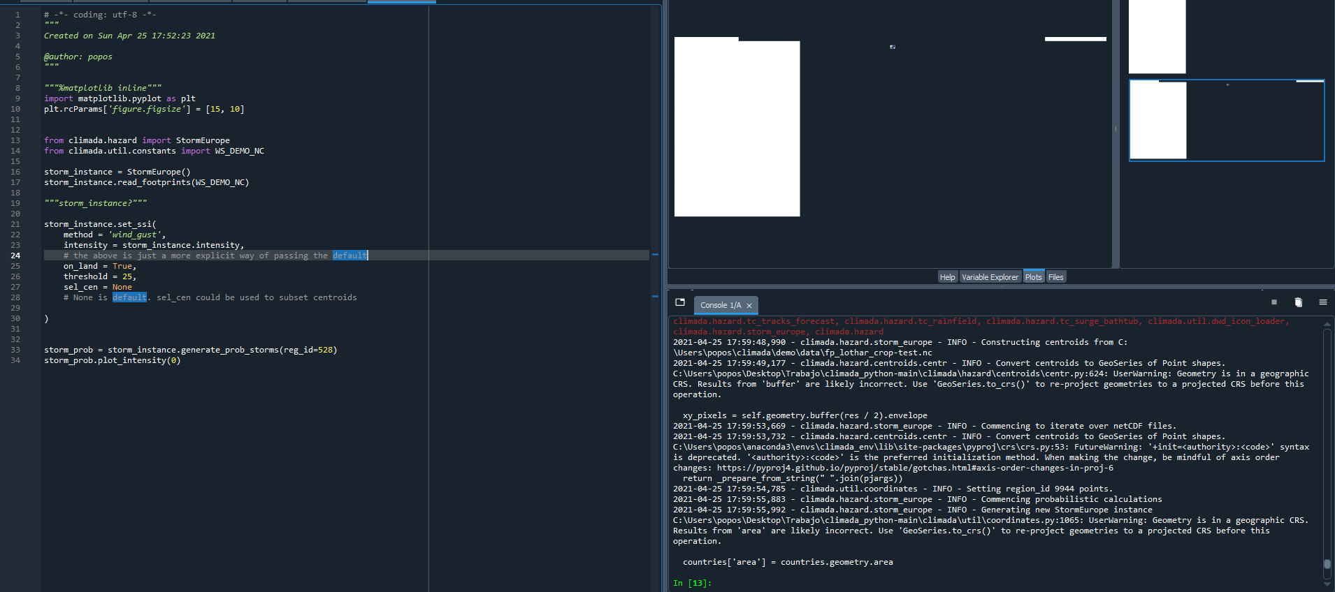 Out Of memory Rendering - Tutorial Windstorm · Issue #218 · CLIMADA-project/climada_python · GitHub