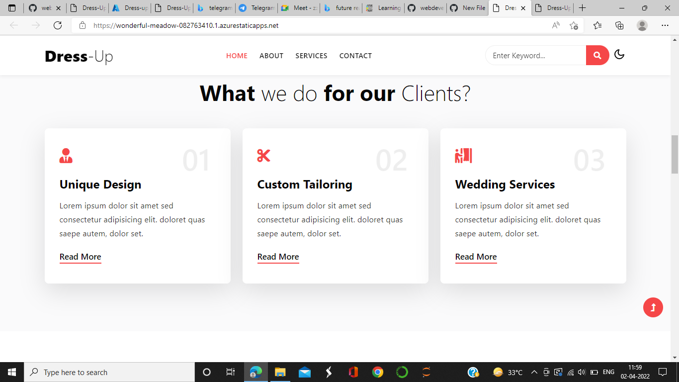 GitHub - kunjetivenkatanandakumar/pro: Here i create a fashion store web apps named dress-up ...