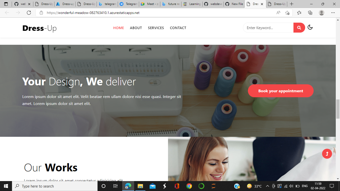 GitHub - kunjetivenkatanandakumar/pro: Here i create a fashion store web apps named dress-up ...