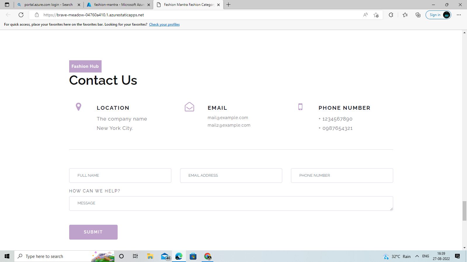 GitHub - kunjetivenkatanandakumar/project: Here i created a fashion ...
