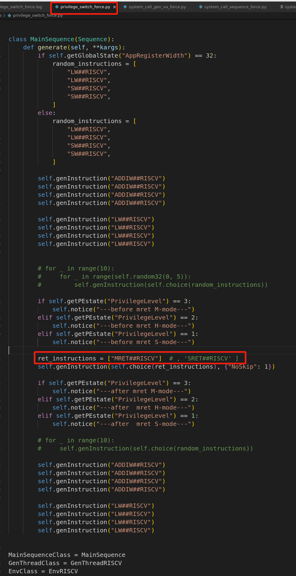 After MRET，not the PC I wanted. HELP · Issue #88 · openhwgroup/force-riscv · GitHub