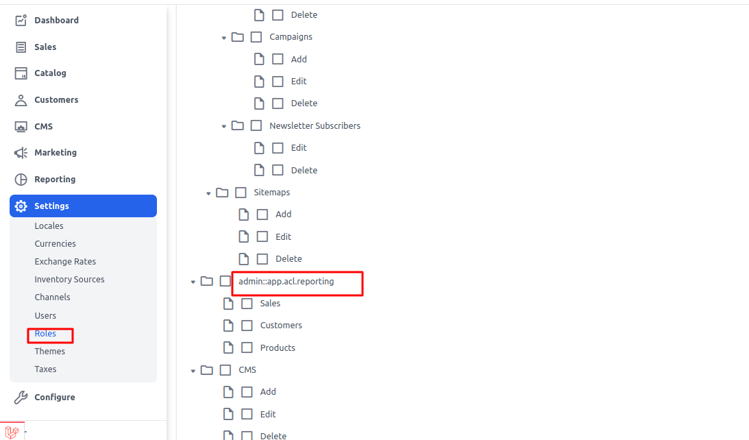 Translation Missing In Settings Roles Menu Create Roles Page · Issue 8835 · Bagisto