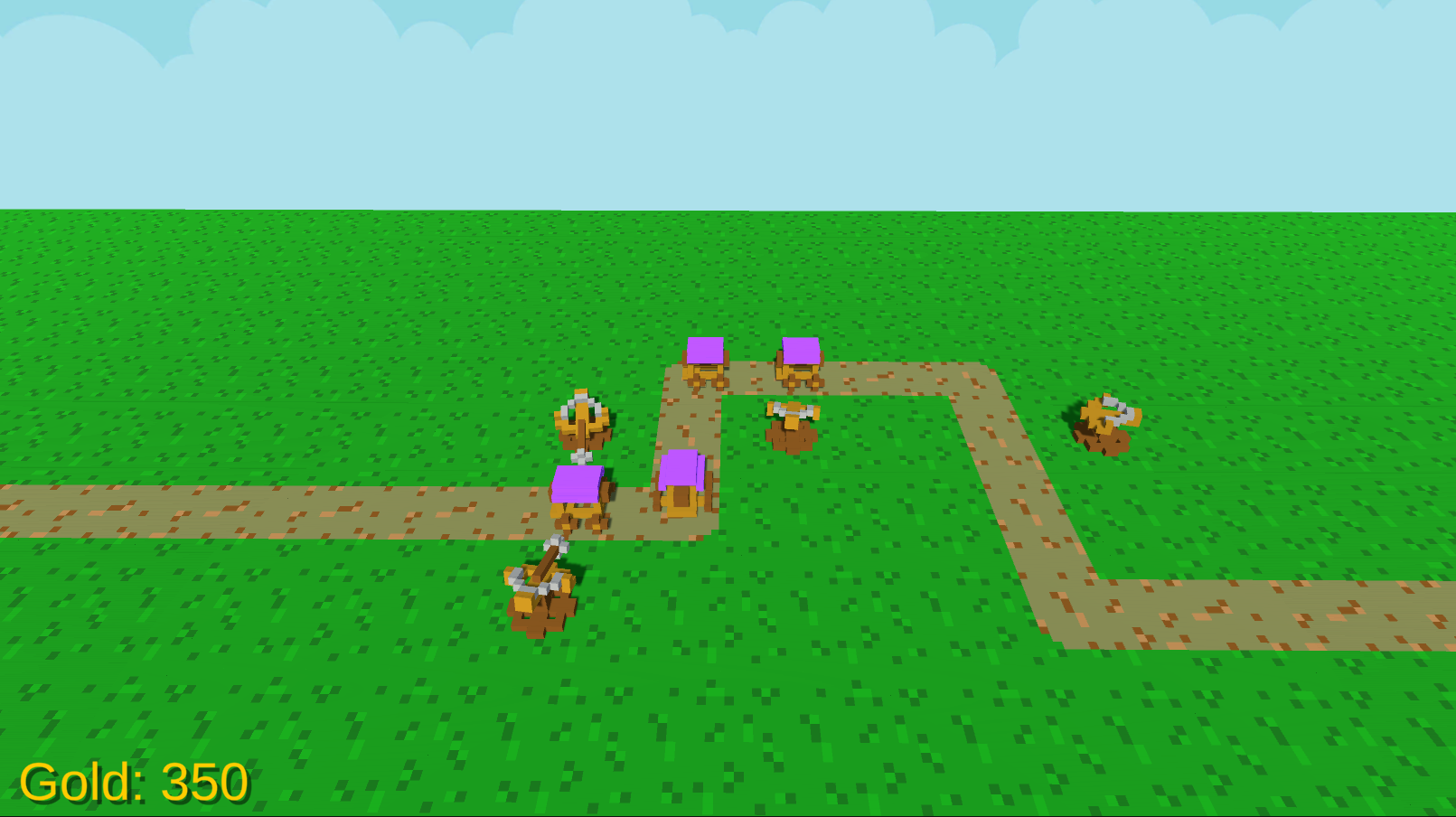 GitHub - brkyildiran0/Voxel-Defender: Tower defense game prototype with voxel 3D graphics ...