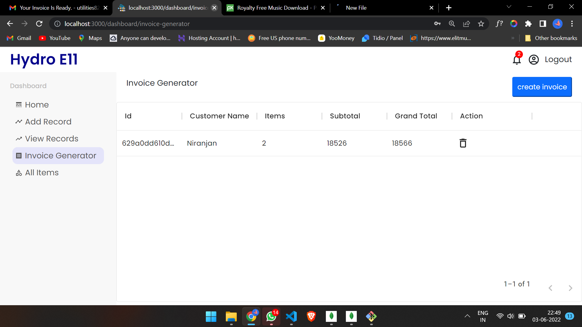 GitHub - niranjanba/invoice-generator: Invoice generator is an ...
