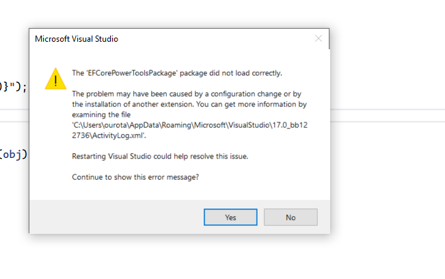 EF Core Package did not load correctly · Issue #1080 · ErikEJ/EFCorePowerTools · GitHub