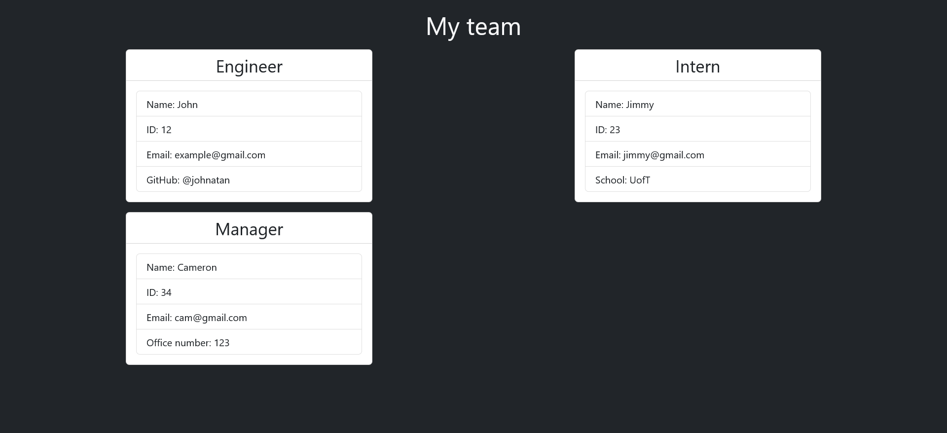 Github Bamboleloooteamprofilegenerator 