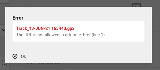 Error uploading standard Garmin GPX tracks · Issue #3433 · getkirby/kirby · GitHub