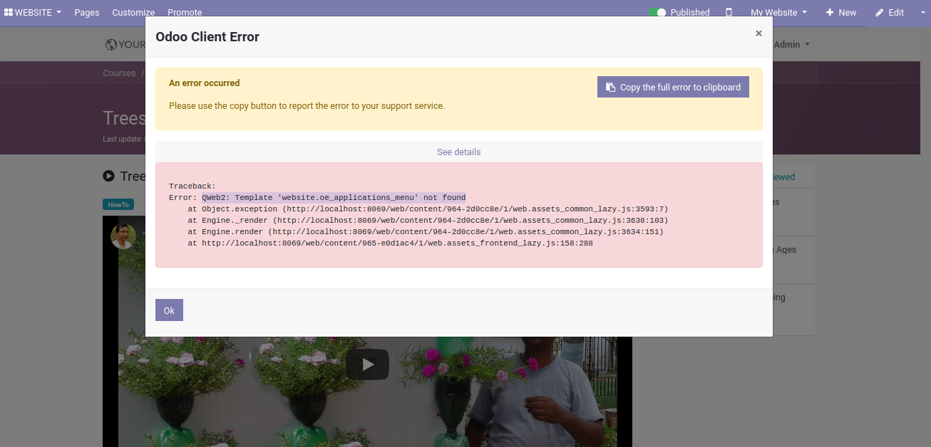 Odoo Website Client Error On Firefox · Issue 47129 · Odoo Odoo · Github