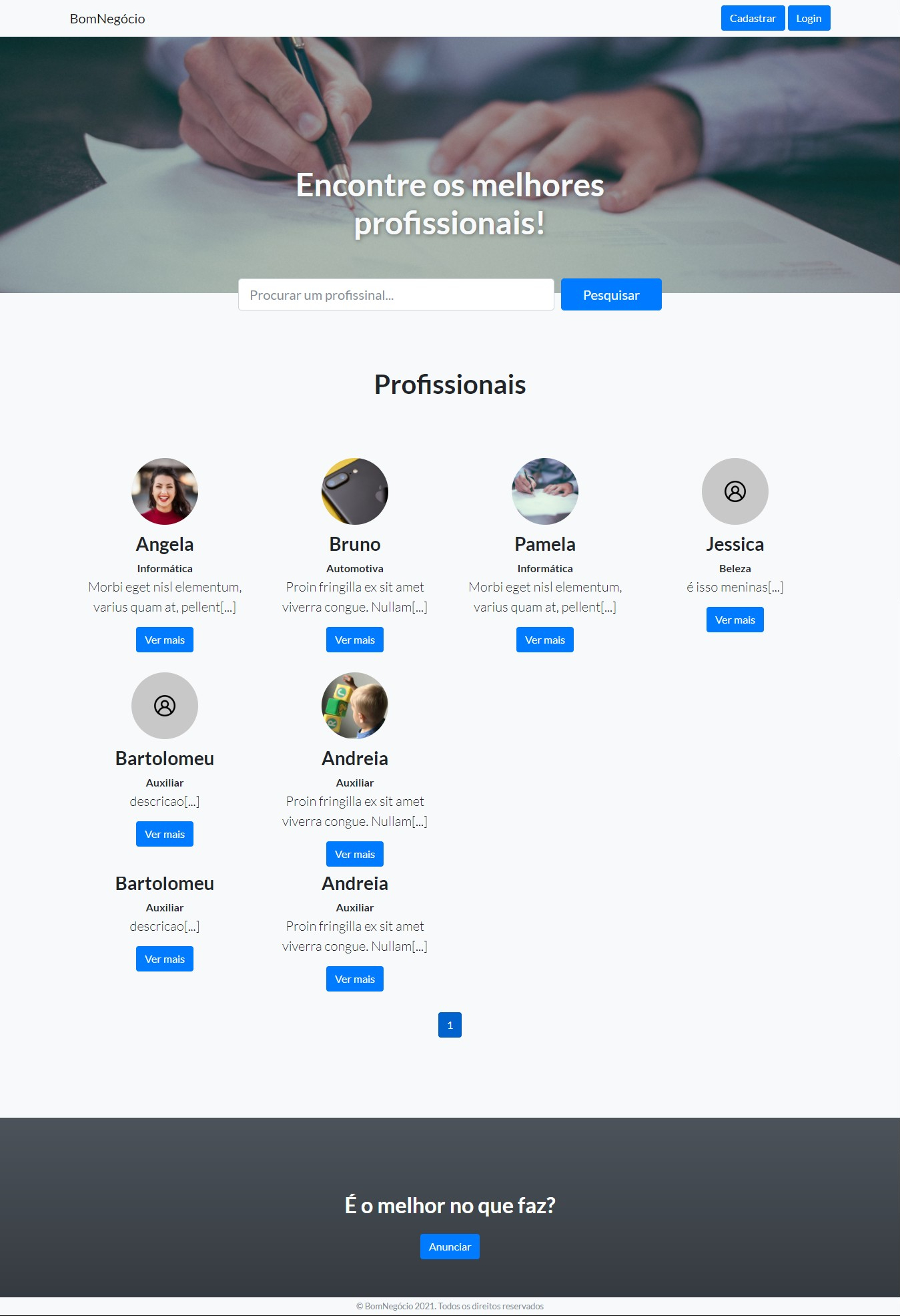 GitHub - mariaclara-rs/bom-servico: [PROJECT CLASS] Web application ...