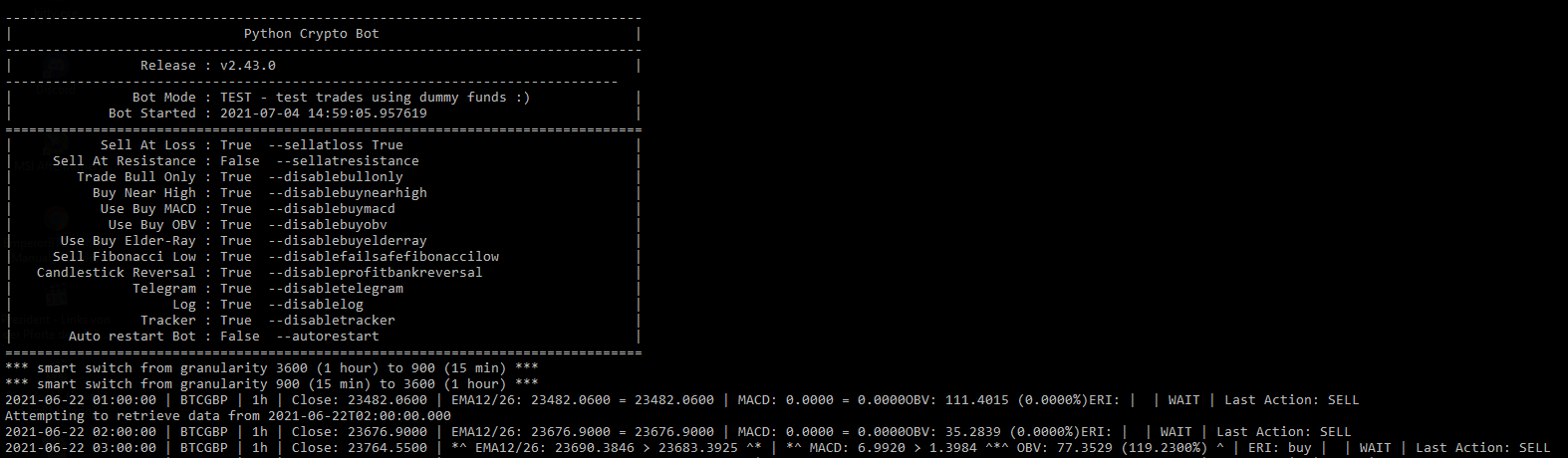 Simulation Start Date and End Date parameters didn't work · Issue #353 · whittlem/pycryptobot ...