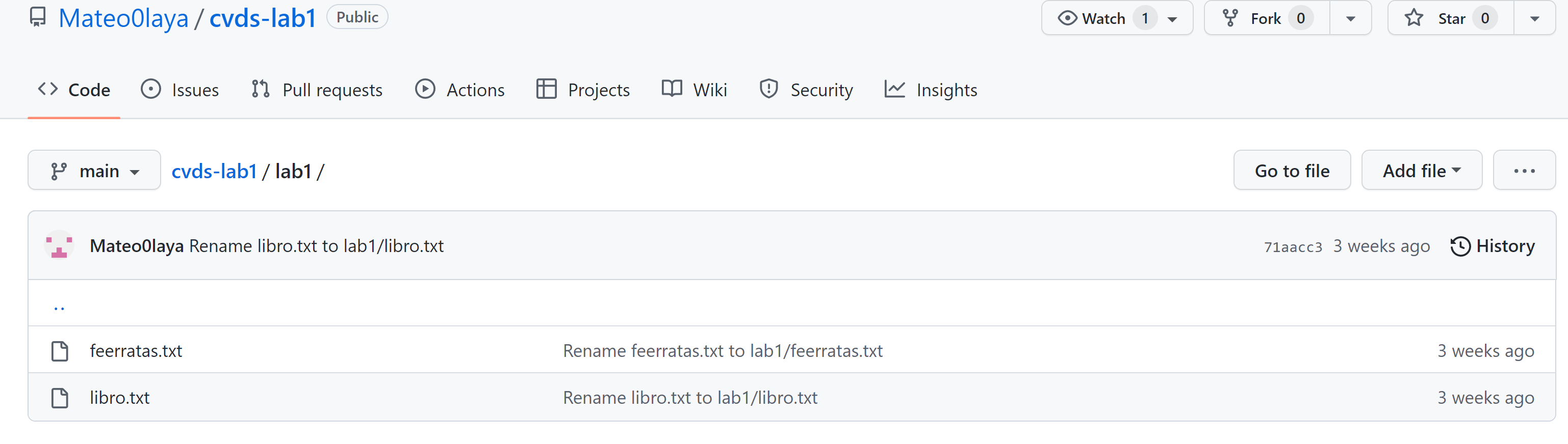 GitHub - Mateo0laya/cvds-lab1