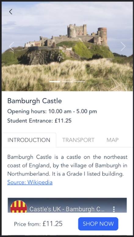 GitHub - xiaohan-ma/castle-itinerary-app