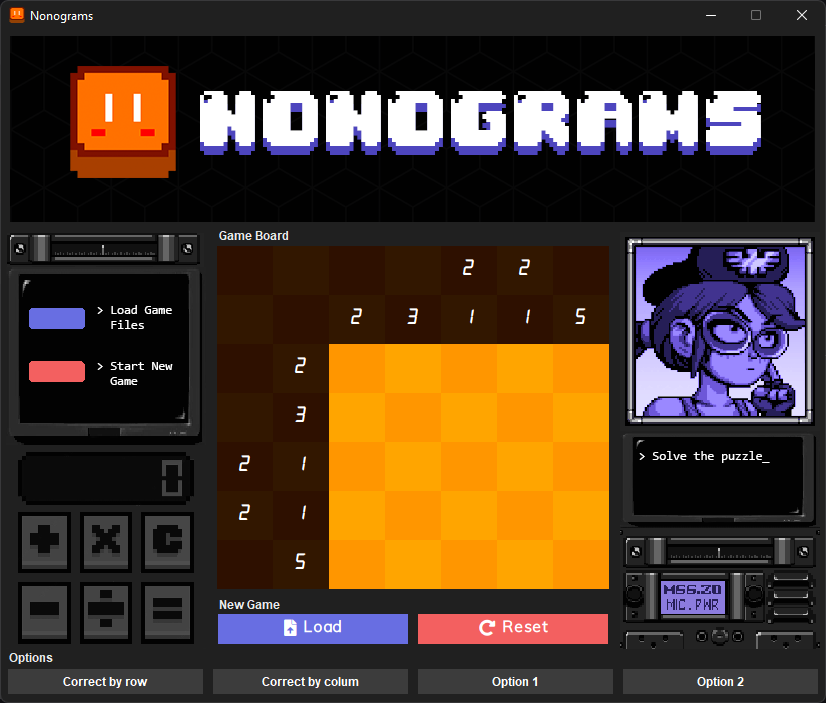 GitHub - JackBlaze132/Nonograms: A little nonograms project with 10 levels to enjoy and train ...