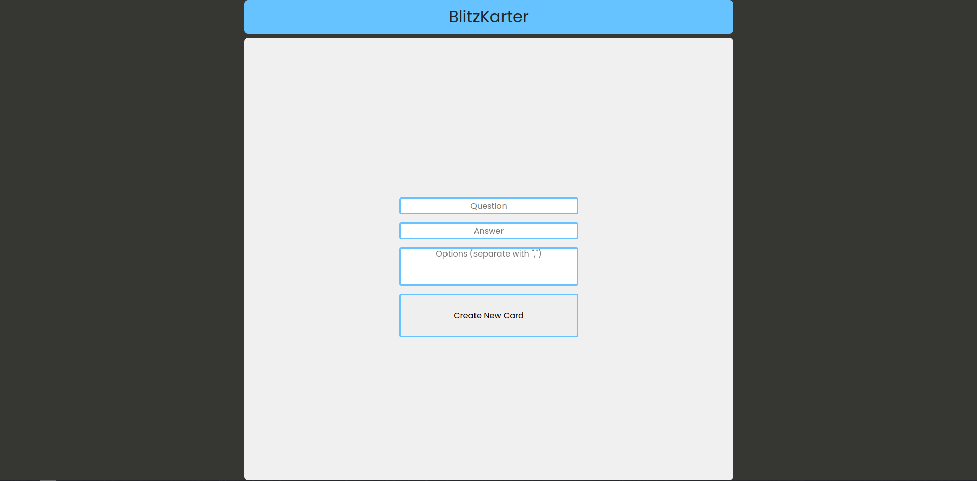 GitHub - alenbasar1/blitzkarter