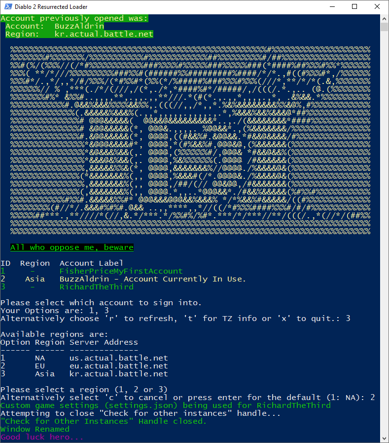 GitHub - shupershuff/Diablo2RLoader: Diablo 2: Resurrected launcher for ...