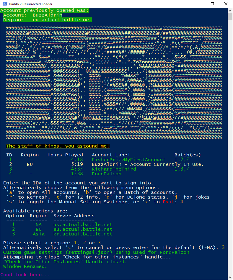 GitHub - shupershuff/Diablo2RLoader: Diablo 2: Resurrected launcher for multi-boxing