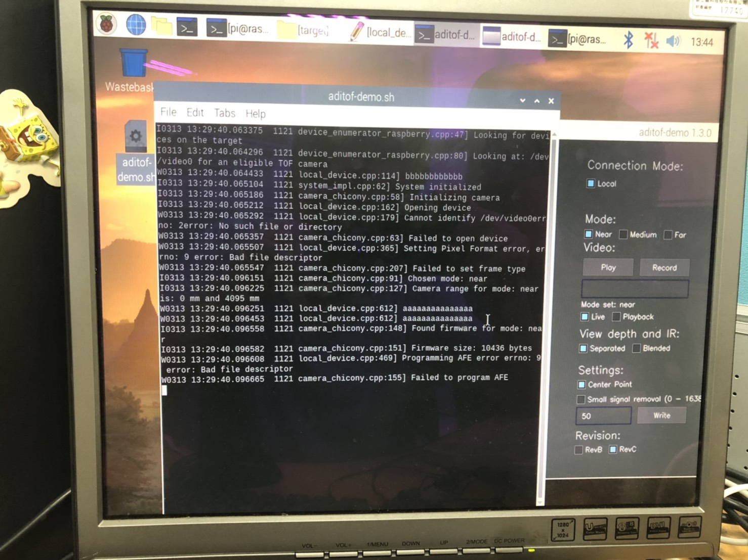 execute the Setup.sh scripts to proceed Linux setup fails · Issue #303 · analogdevicesinc/aditof ...