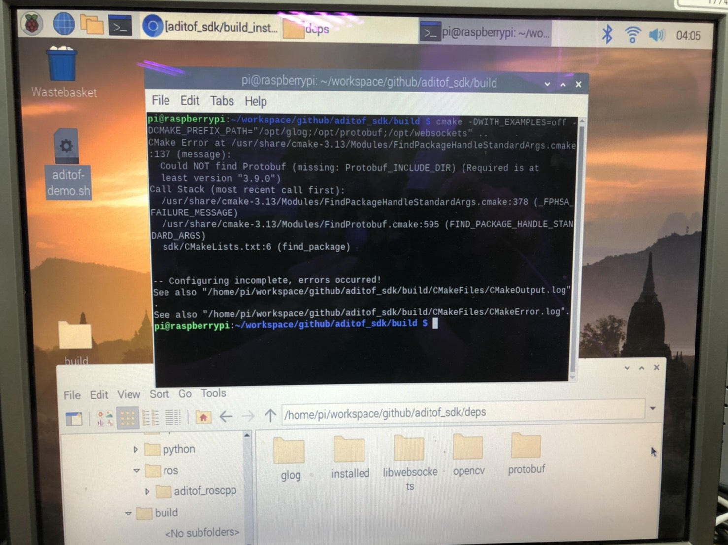 execute the Setup.sh scripts to proceed Linux setup fails · Issue #303 · analogdevicesinc/aditof ...