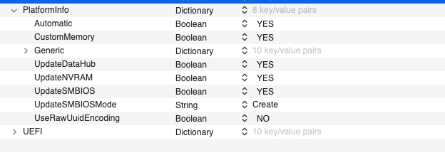 Platform macPro7.1 with Custom memory activated · Issue #86 · ic005k/OCAuxiliaryTools · GitHub