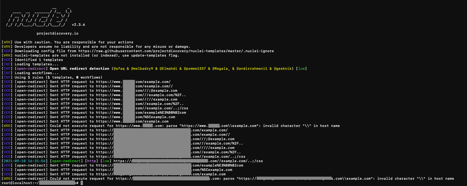 [issue] open-redirect template does not execute all the paths · Issue #1461 · projectdiscovery ...
