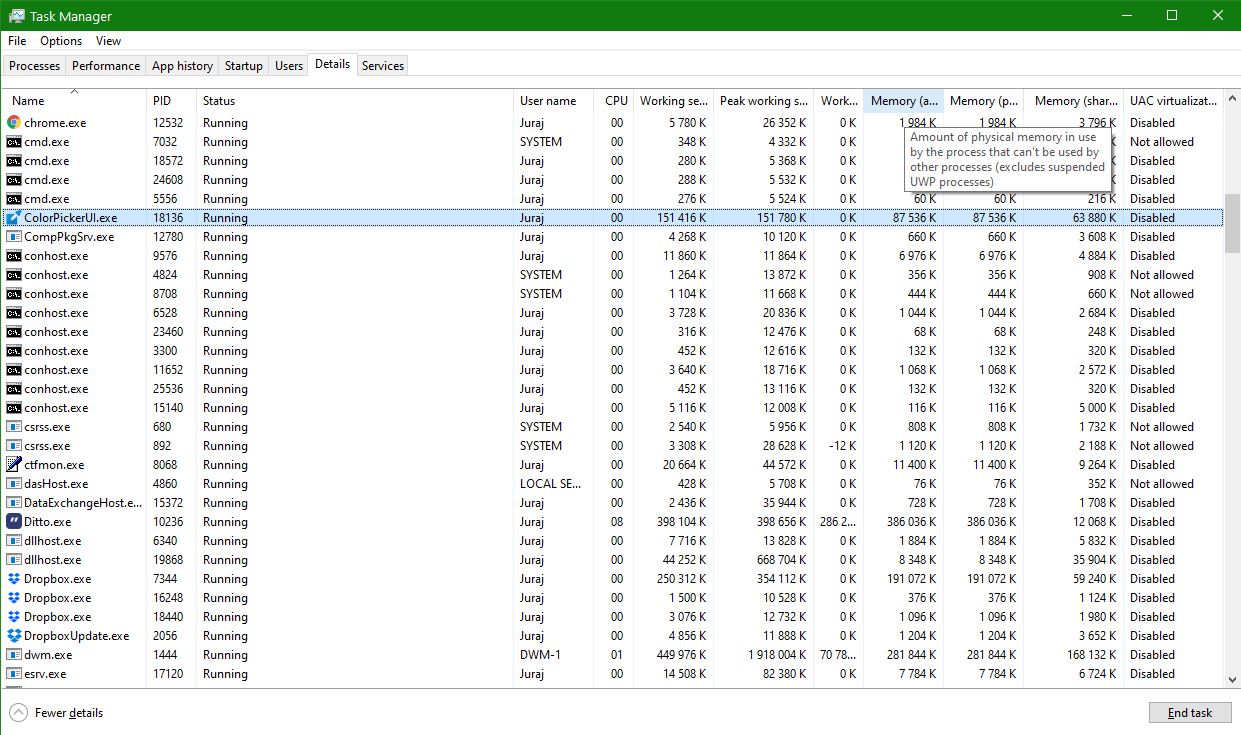 Color Picker Memory Improvement · Issue 8724 · Microsoftpowertoys · Github